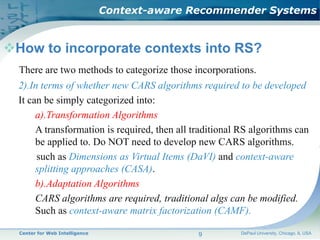 [SAC2014]Splitting Approaches for Context-Aware Recommendation: An ...