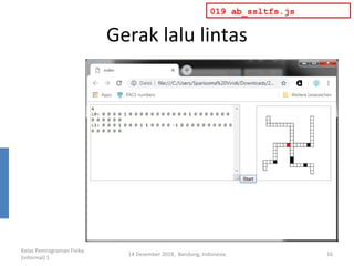 Pemanfaatan JavaScript dalam Simulasi Sistem Fisis (dan lainnya) | PPT