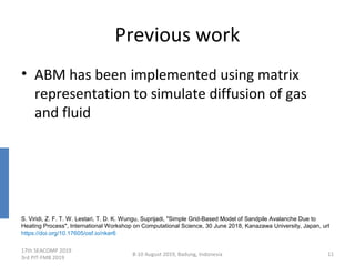 Diffusion Simulation with JS: Writing Your Own ABM Code | PPT