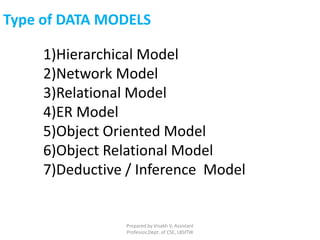 Slide 2 data models | PPTX