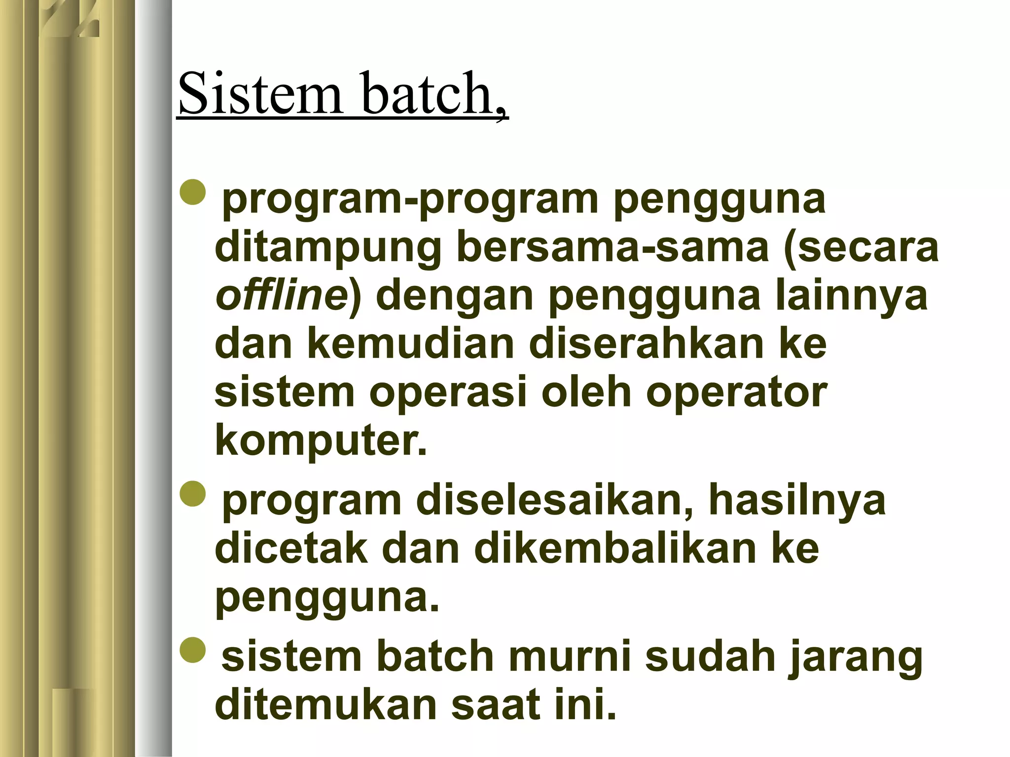 Slide2 peran sistem operasi | PPT