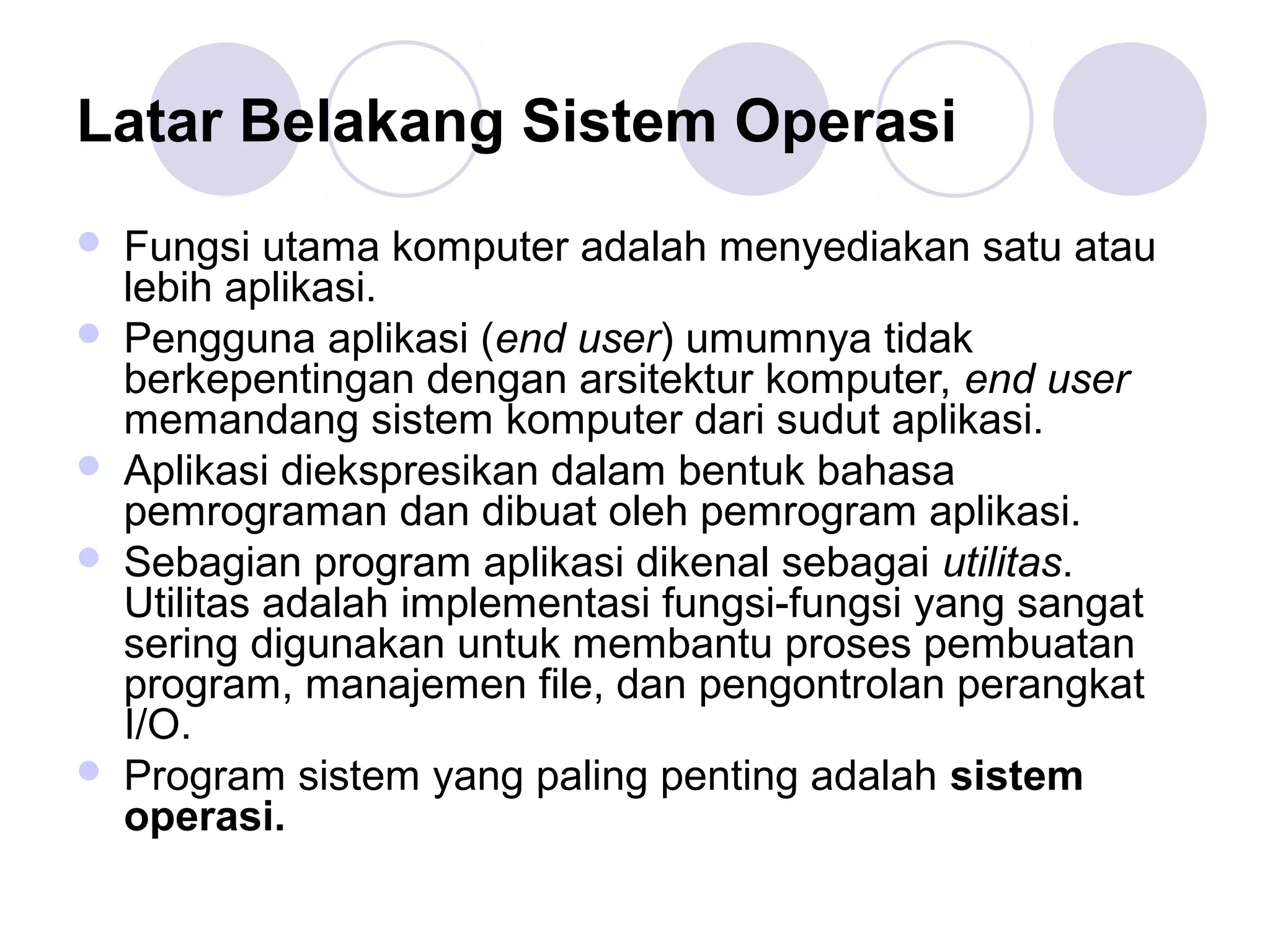 Slide2 peran sistem operasi | PPT
