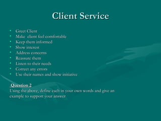 Client Relations | PPT