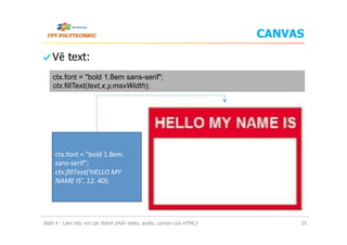 Slide4 - Co ban HTML5 | PDF