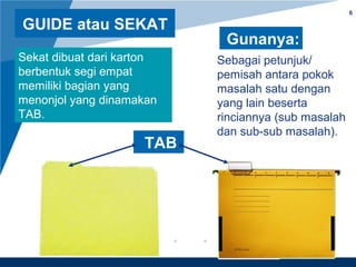 Slide 5 perlengkapan arsip | PPT
