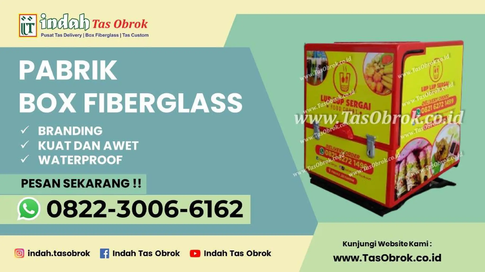 WA/TELP : 0822-3006-6162, Pembuatan Box Fiberglass Untuk Fast Food ...