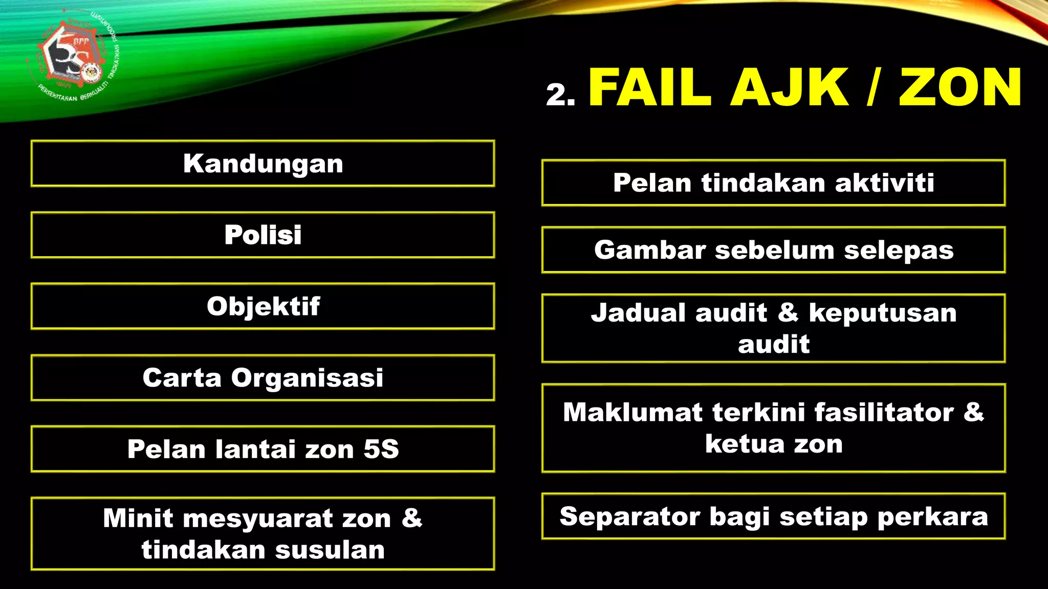 AMALAN 5S BPP KEMENTERIAN KERJA RAYA | PPTX