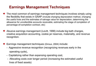 Slide6 earnings management | PPT