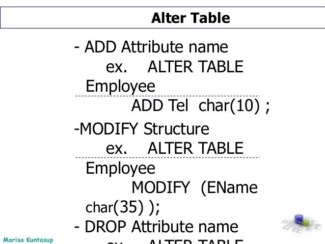 Slide7 sql