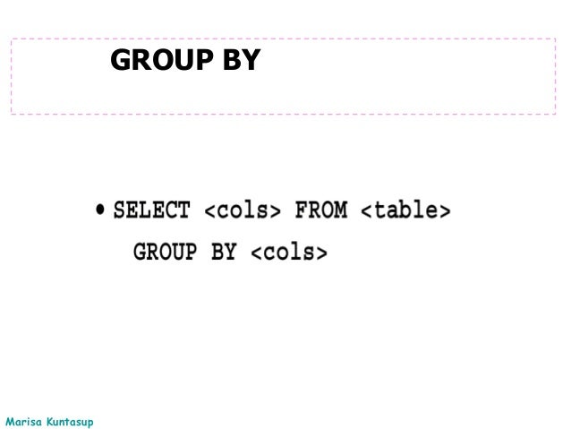 Slide7 sql