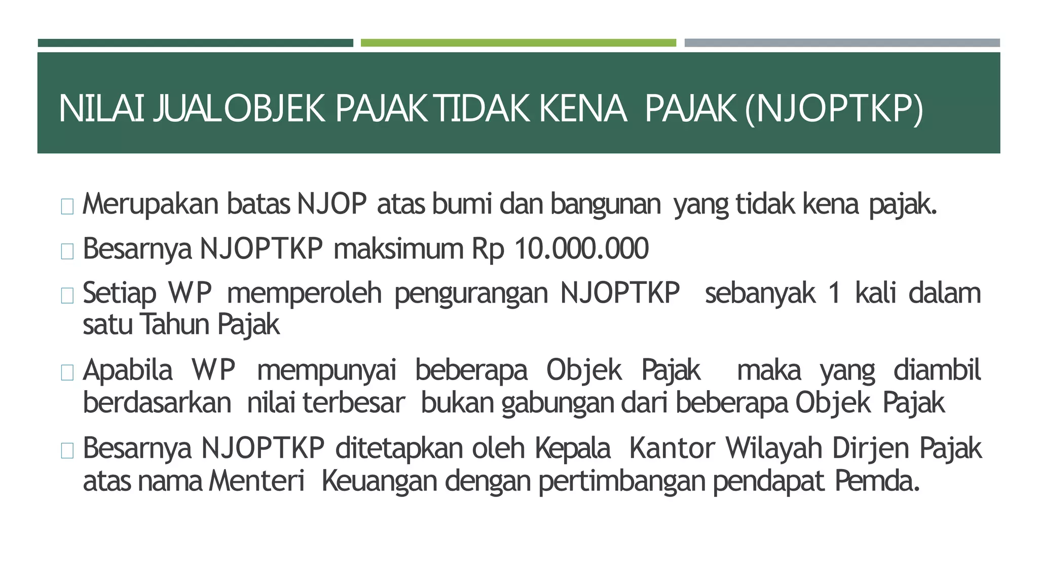 Pajak Bumi dan Bangunan Pedesaan dan Perkotaan | PPTX