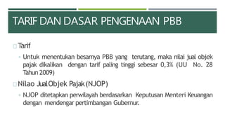 Pajak Bumi dan Bangunan Pedesaan dan Perkotaan | PPTX