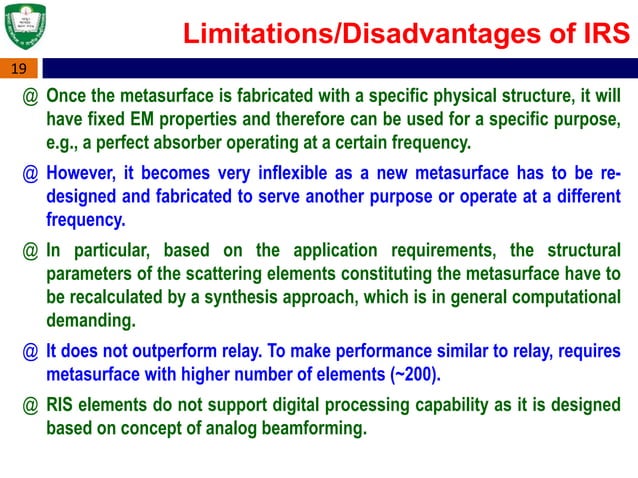 Intelligent Reflecting Surfaces Pptx Internet Of Things Internet