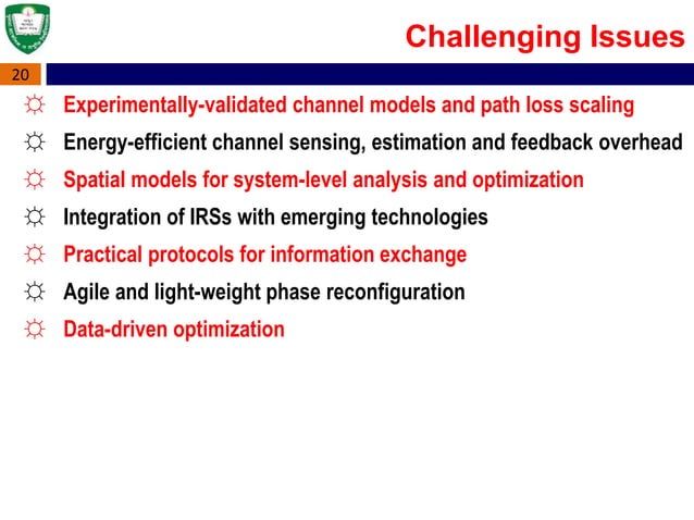 Intelligent Reflecting Surfaces | PPTX | Internet of Things | Internet