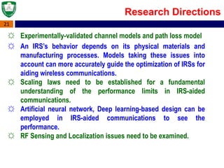 Intelligent Reflecting Surfaces | PPTX