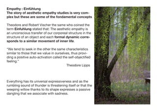 Aesthetic empathy | PPT