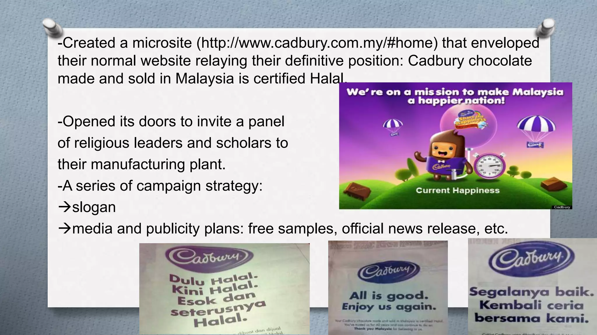 CadburyWorm & Halal Case Study | PPTX | Marketing and Advertising ...