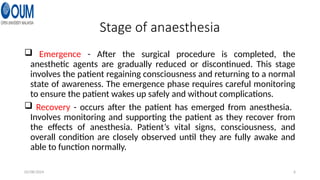 SLIDE ANAESTHESIA.pptx this slide share abut anesthesia | PPT