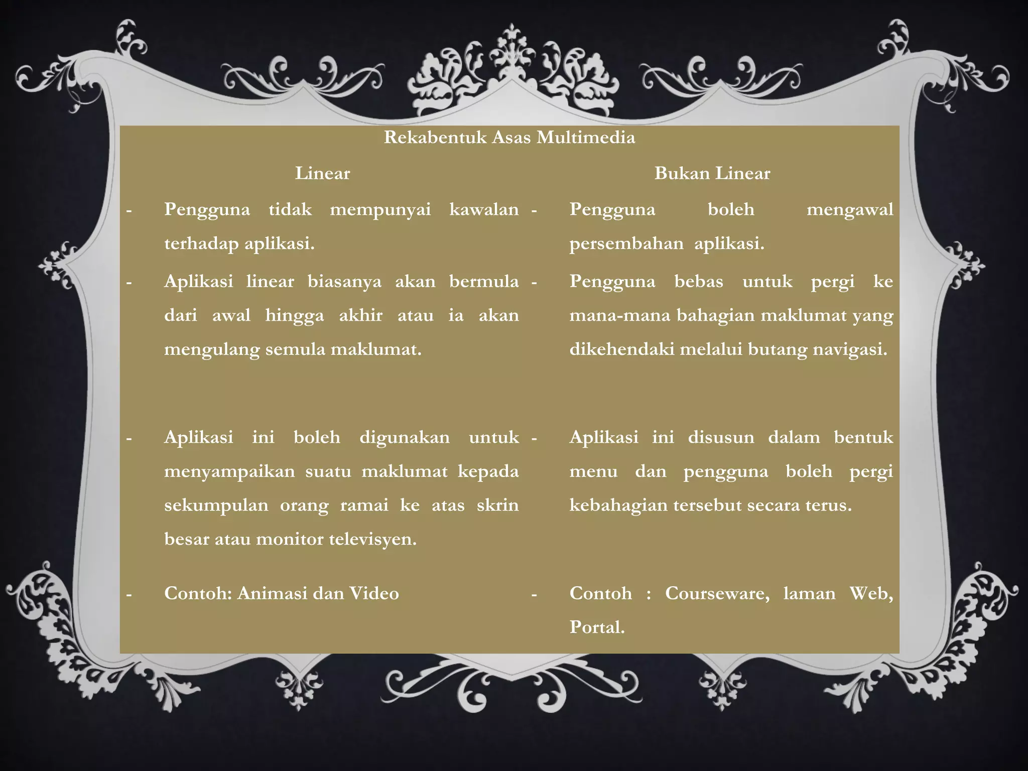 Slide animasi dan reka bentuk penerbitan | PPT