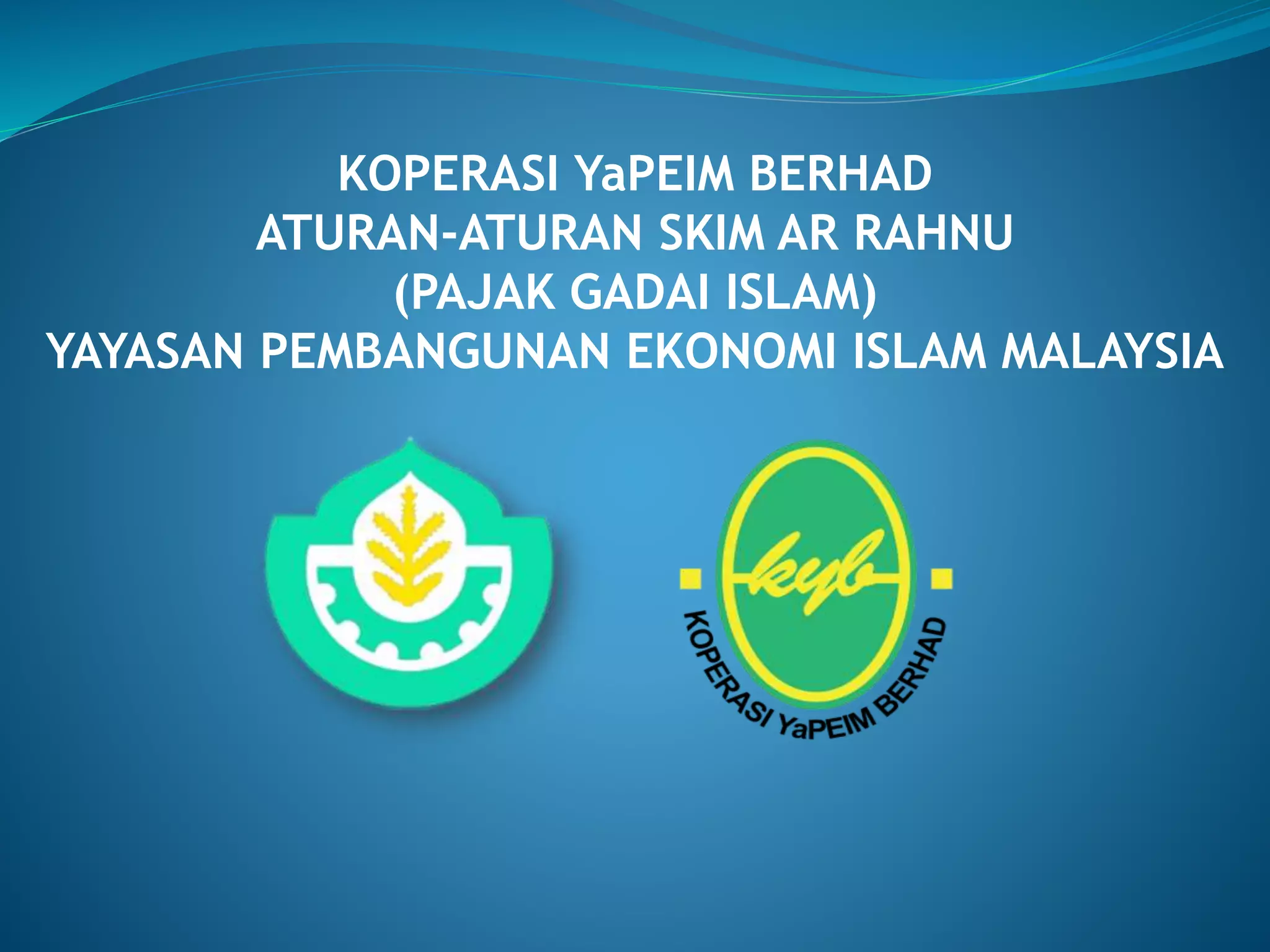 Sijil Tinggi Muamalat 2 - Ar-Rahnu: En. Zul Hazri Mahat (Ar-Rahnu ...