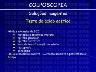 Slide aspectos clinicos da-colposcopia | PDF