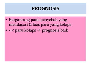Slide atelektasis paru | PPTX