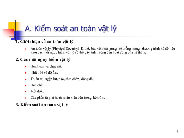 Slide An toàn mạng nâng cao PTIT | PPTX