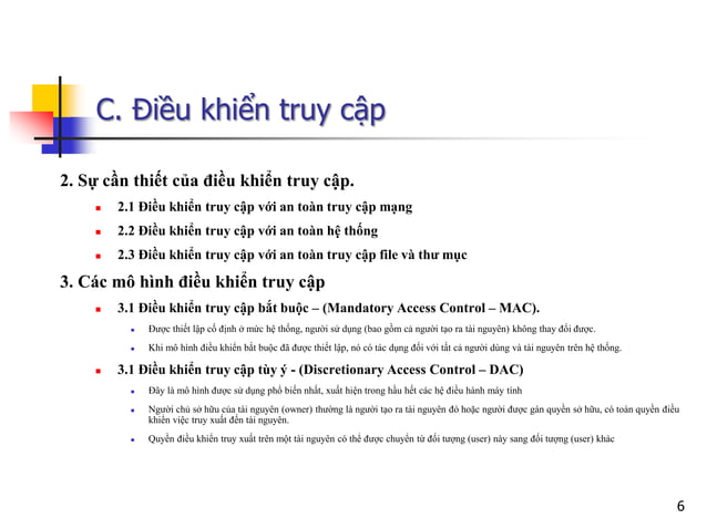 Slide An toàn mạng nâng cao PTIT | PPTX