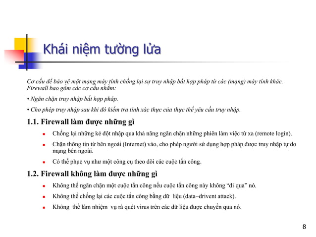 Slide An toàn mạng nâng cao PTIT | PPTX