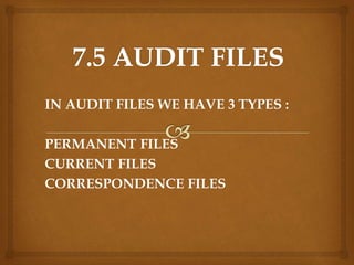 CHAPTER 1 AUDIT DOCUMENTATION | PPT