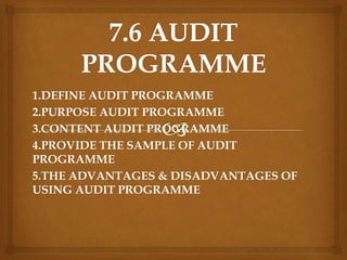 CHAPTER 1 AUDIT DOCUMENTATION | PPT