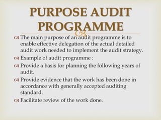CHAPTER 1 AUDIT DOCUMENTATION | PPT