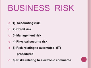 Audit Chapter 7 | PPTX | Business Accounting & Finance | Business