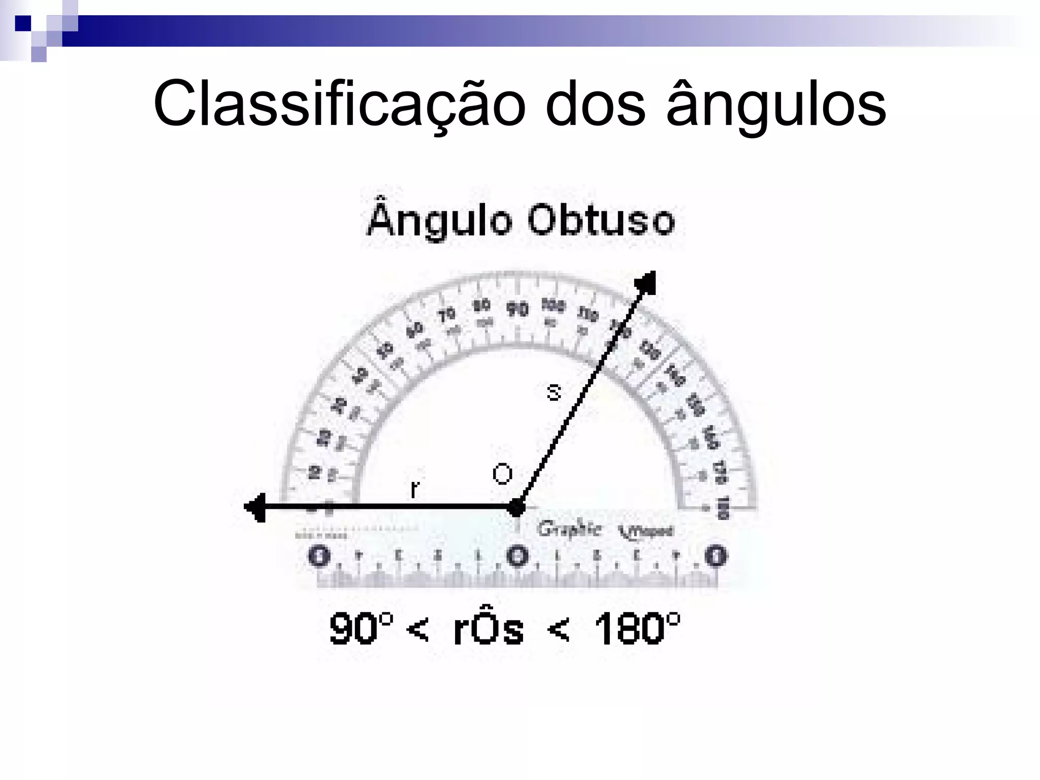 Slide aula angulos | PPT | Geography | Science