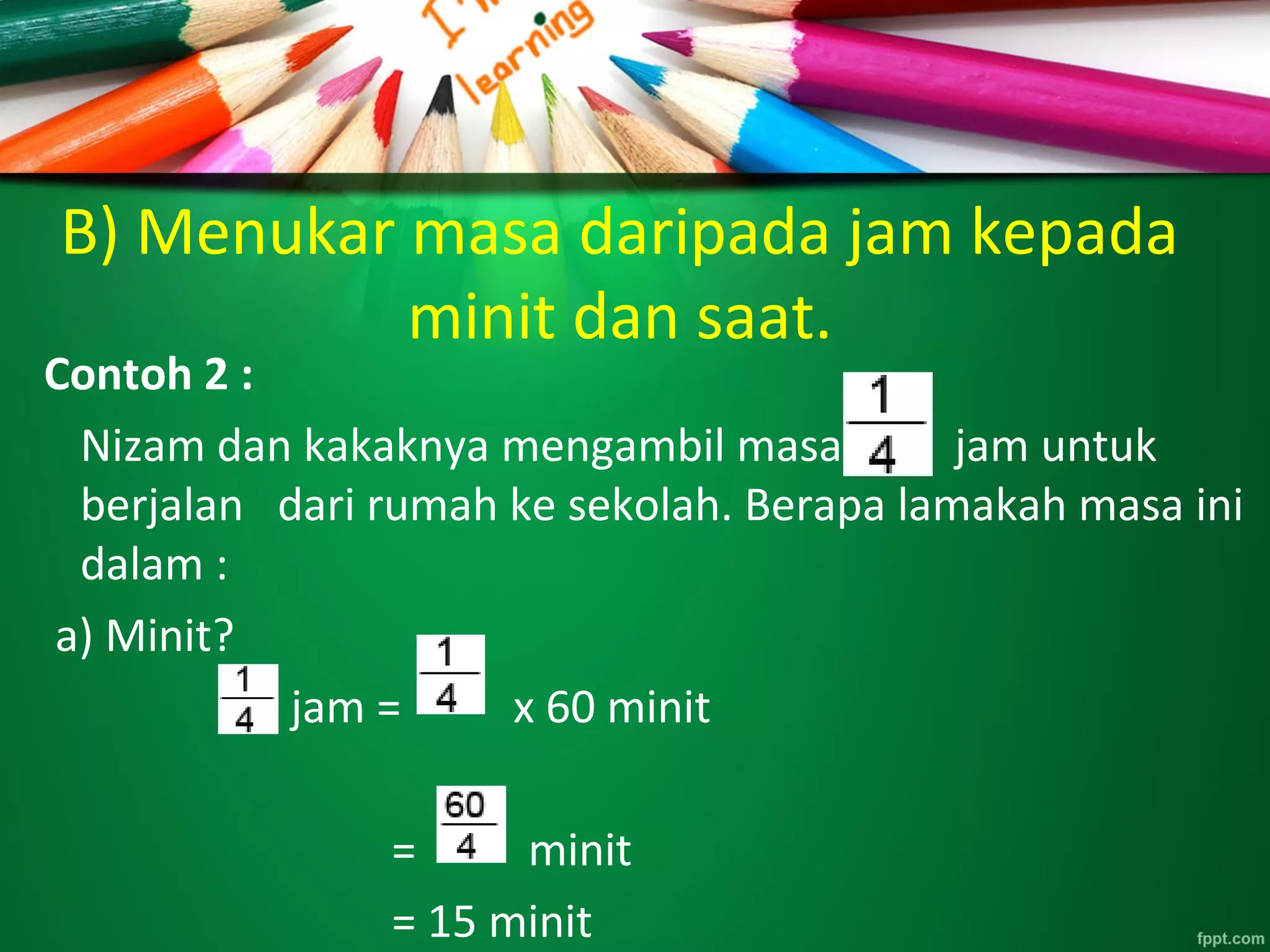 Bab 6 masa | PPT