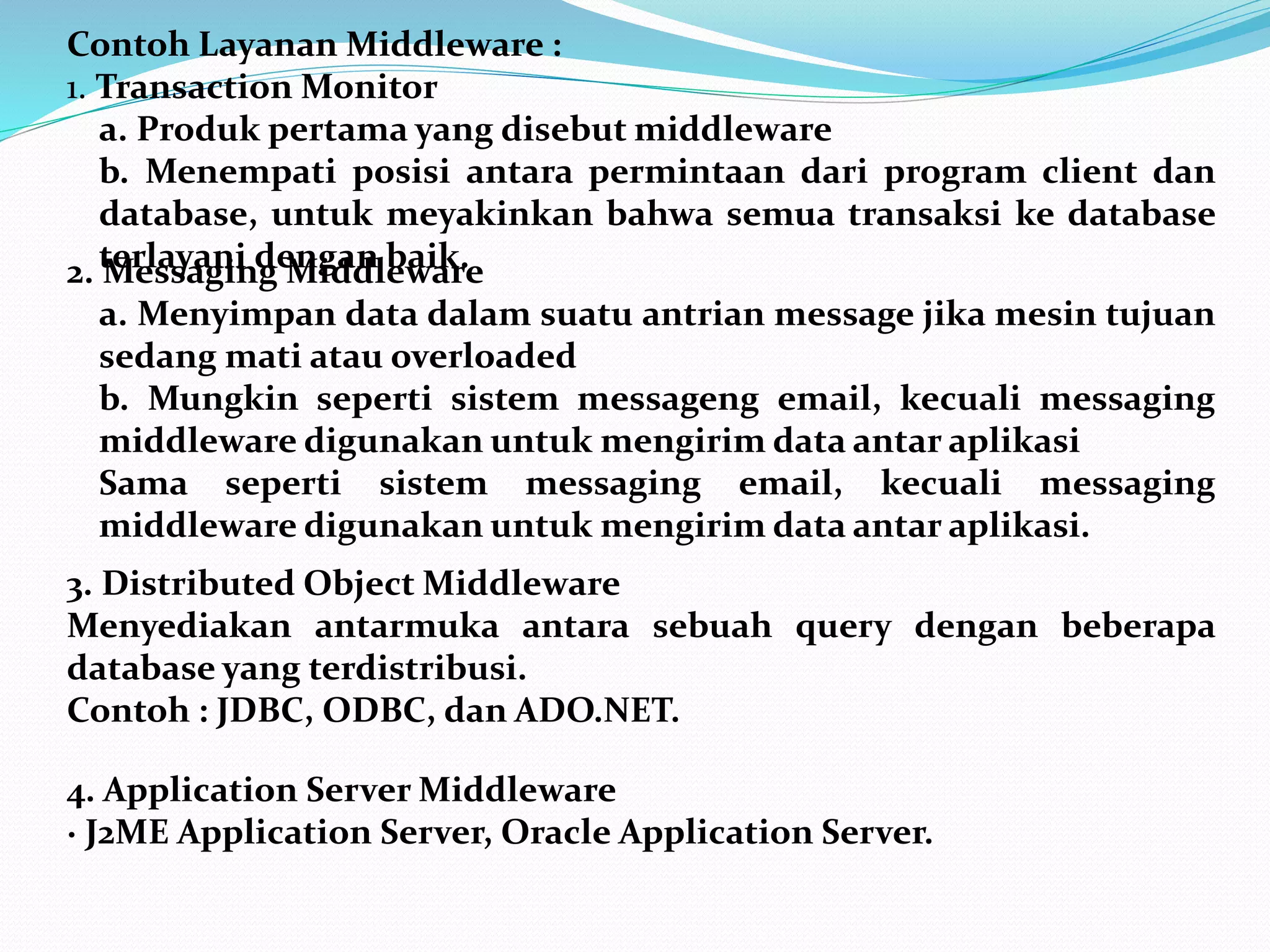 Slide bab 6 middleware | PPT