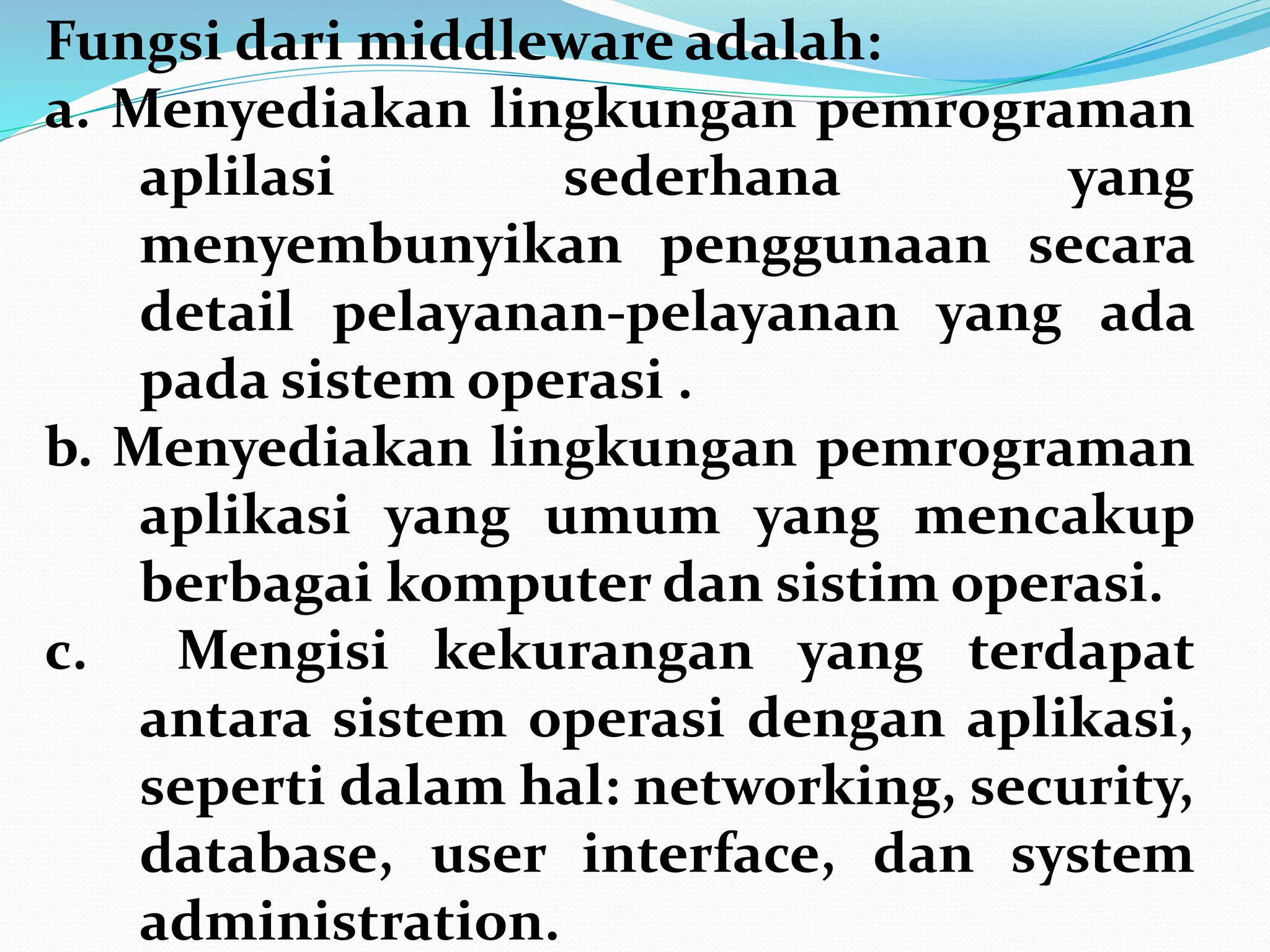 Slide bab 6 middleware | PPT