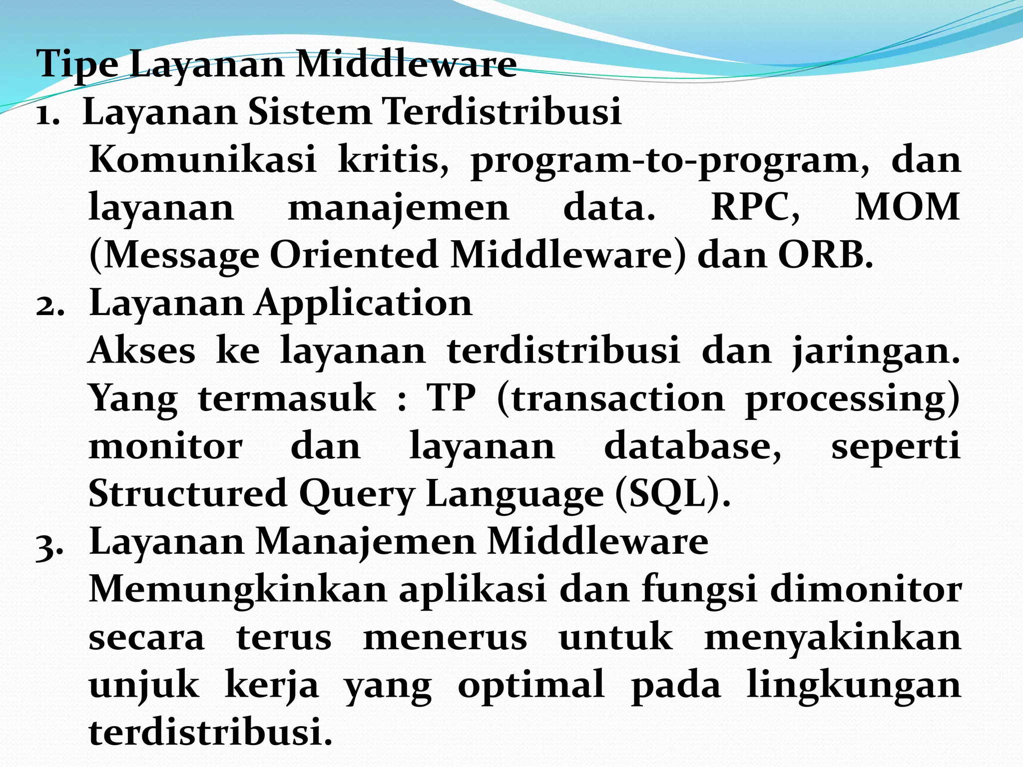 Slide bab 6 middleware | PPT