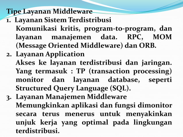 Slide bab 6 middleware | PPT