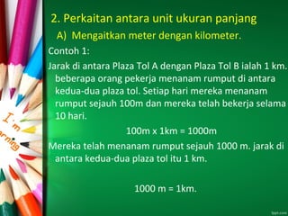 Bab 7 ukuran panjang | PPT