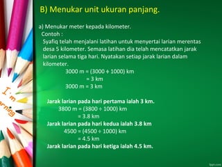Bab 7 ukuran panjang | PPT