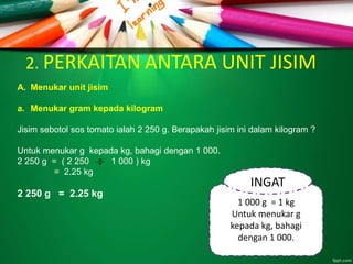 Bab 8 jisim | PPT