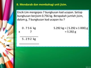 Bab 8 jisim | PPT