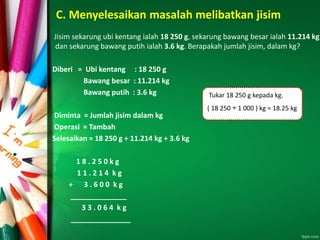 Bab 8 jisim | PPT