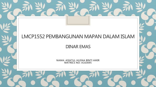 Dinar Emas | PPT
