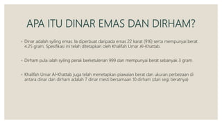 Dinar Emas | PPTX