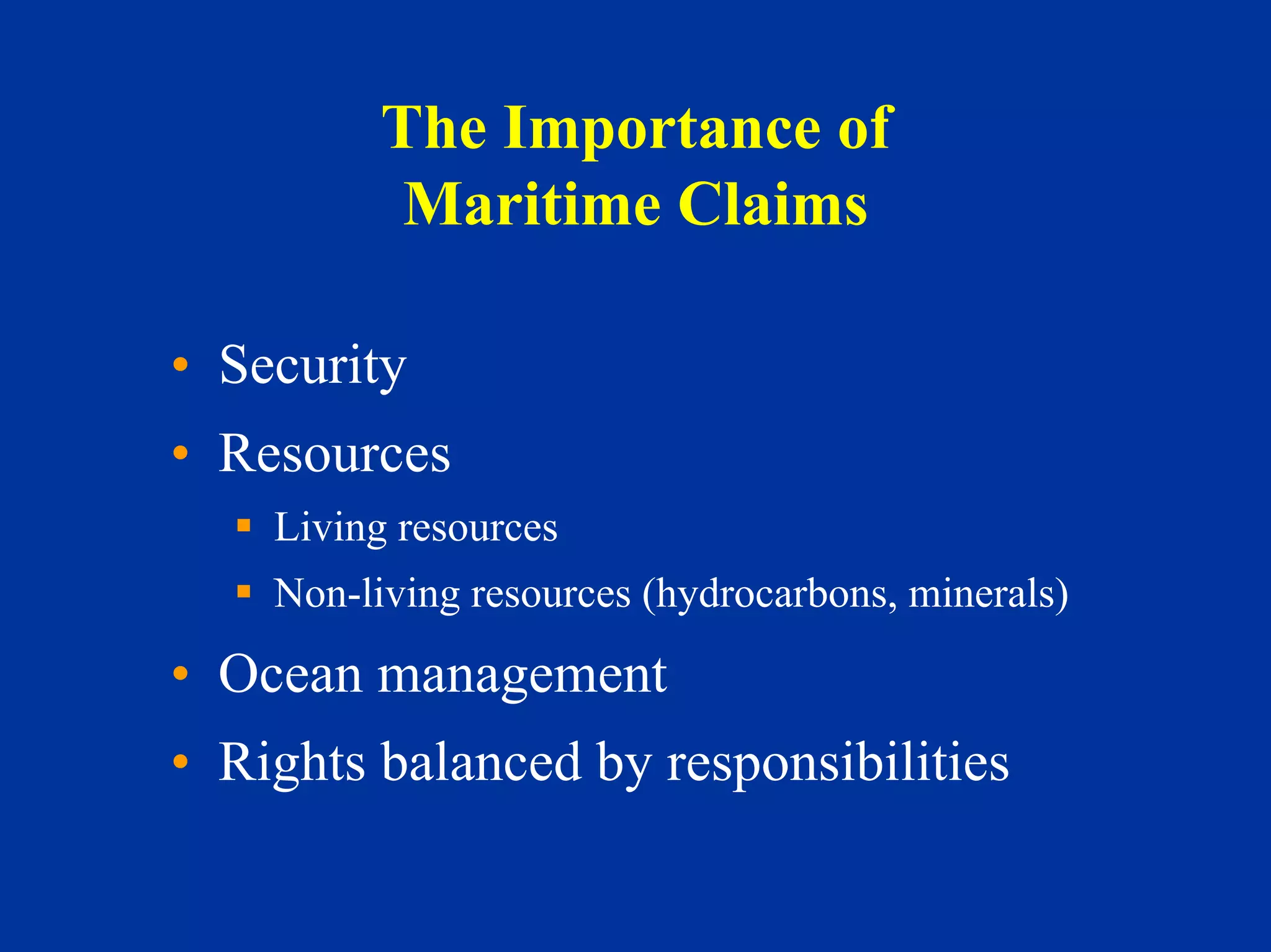 MARITIME ZONE AND JURISDICTION | PDF