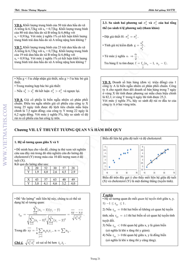 Slide bai giang_xac_suat_thong_ke | PDF