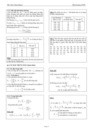 Slide bài giảng tổng hợp xác suất thống kê | PDF