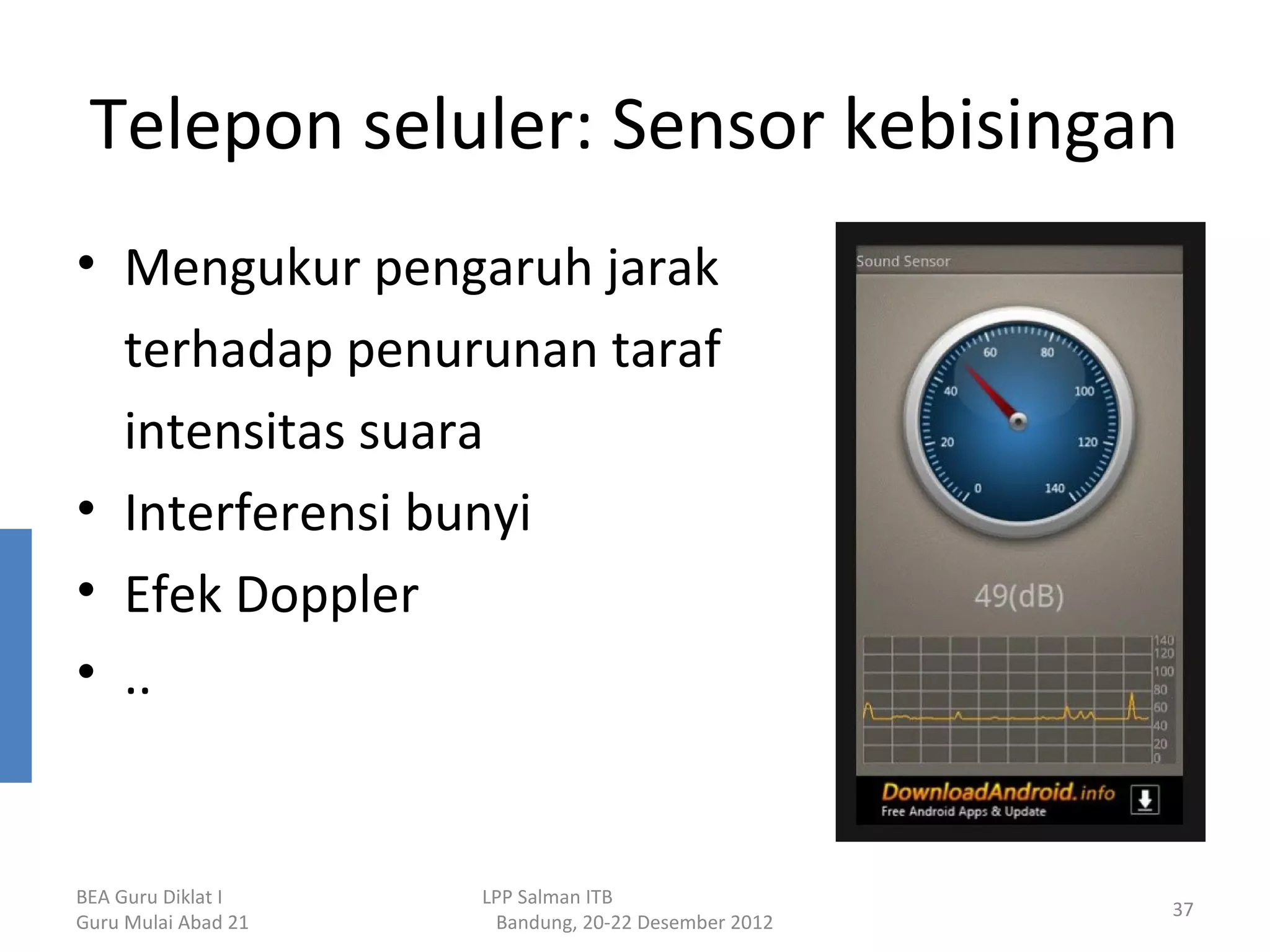 Belajar Fisika pada Hasil Terapannya | PPT
